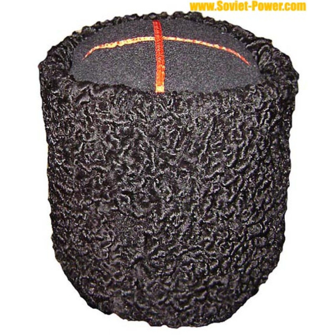 Genuine Soviet Don Cossacks Papakha Winter hat warm black Papakha hatt ...