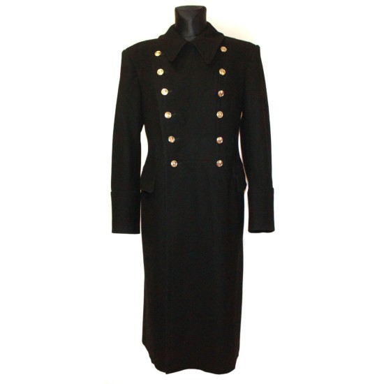 Soviet Fleet Naval winter warm Officer's overcoat USSR military coat ...