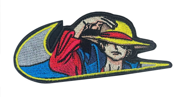 One Piece Luffy Patch with Nike logo, Straw Hat Luffy embroidery Patch