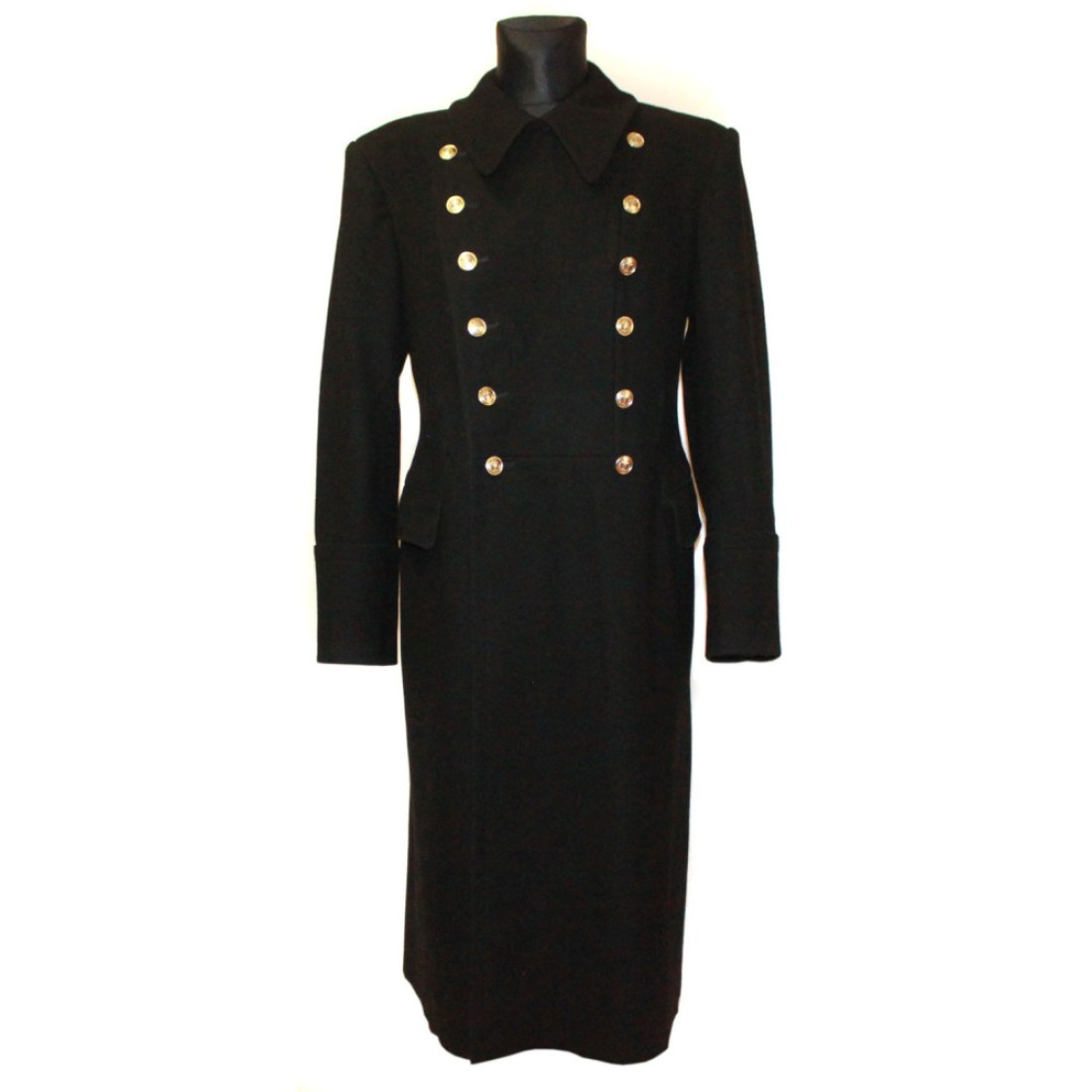 Soviet Fleet Naval winter warm Officer's overcoat USSR military coat ...