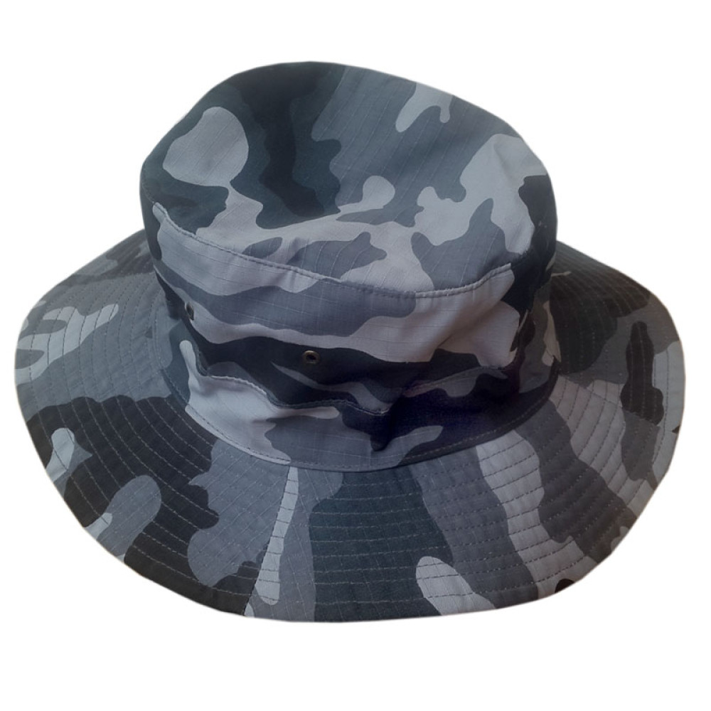 Camouflage airsoft hat panama day night tactical boonie hat rip-stop ...