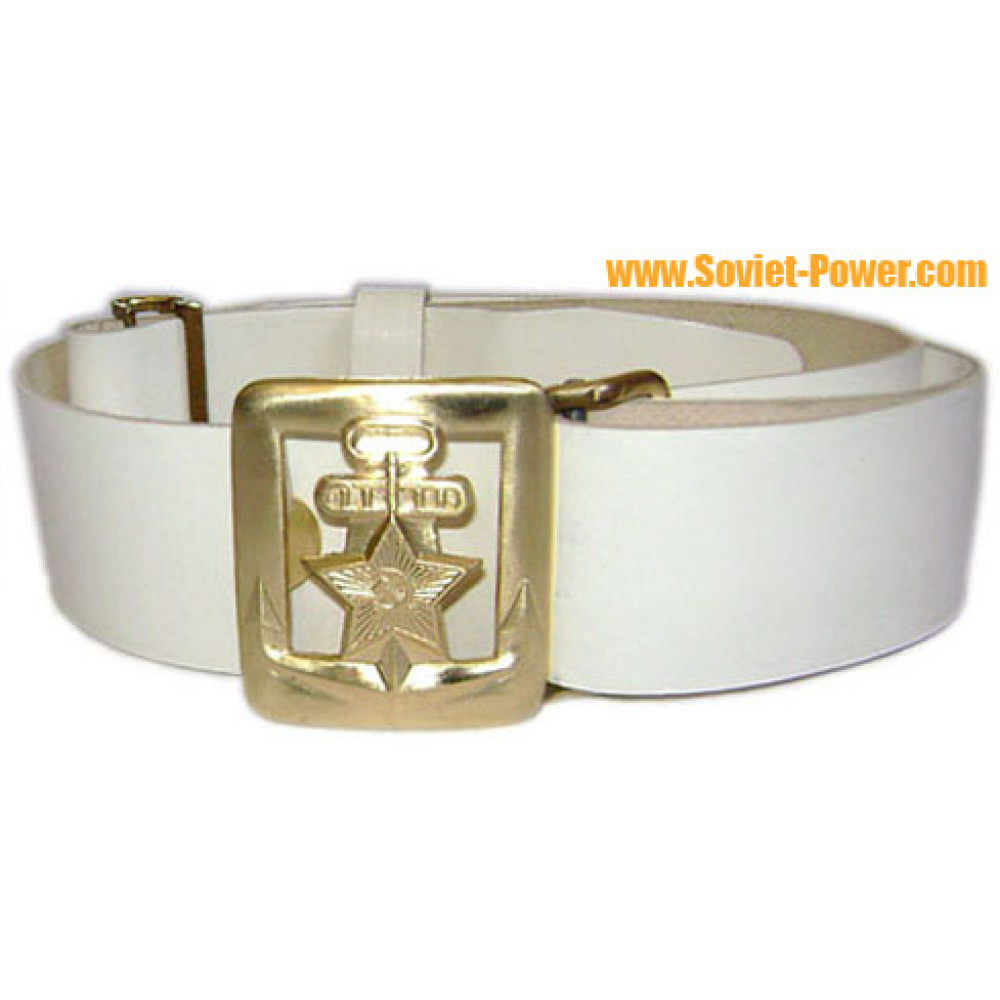 Soviet Navy Fleet DEMOBEE parade belt - Soviet Power