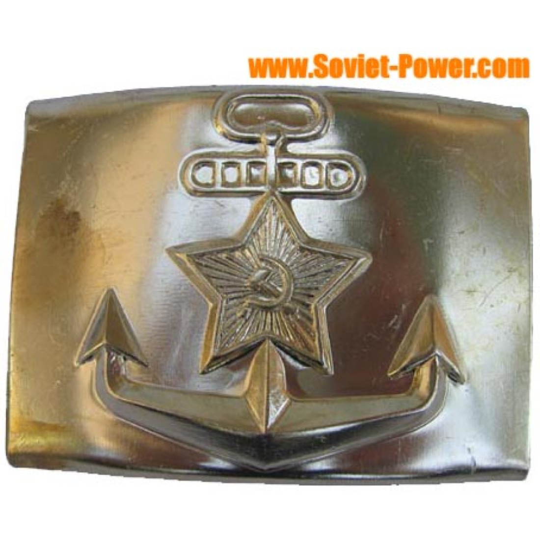 Soviet Navy Golden buckle for supreme officers belt - BL-1-18