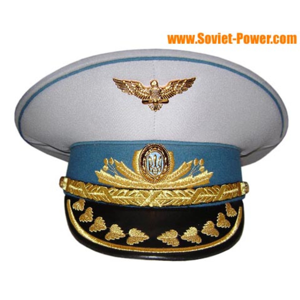 Ukraine Air Force General parade visor hat - GENERAL B20