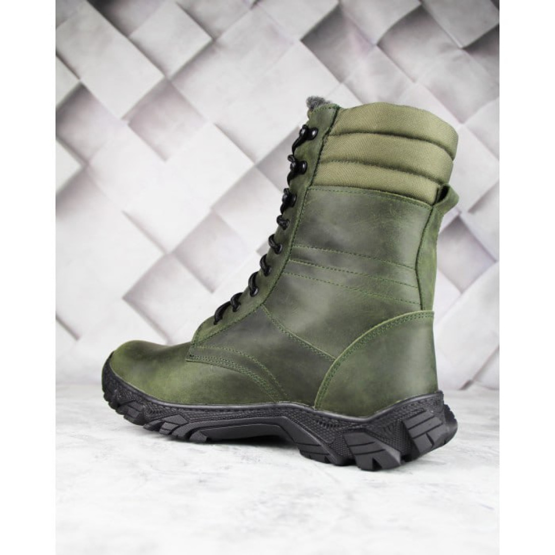 Ukrainian olive winter boots modern army boots - Sprint-b1-winter-green