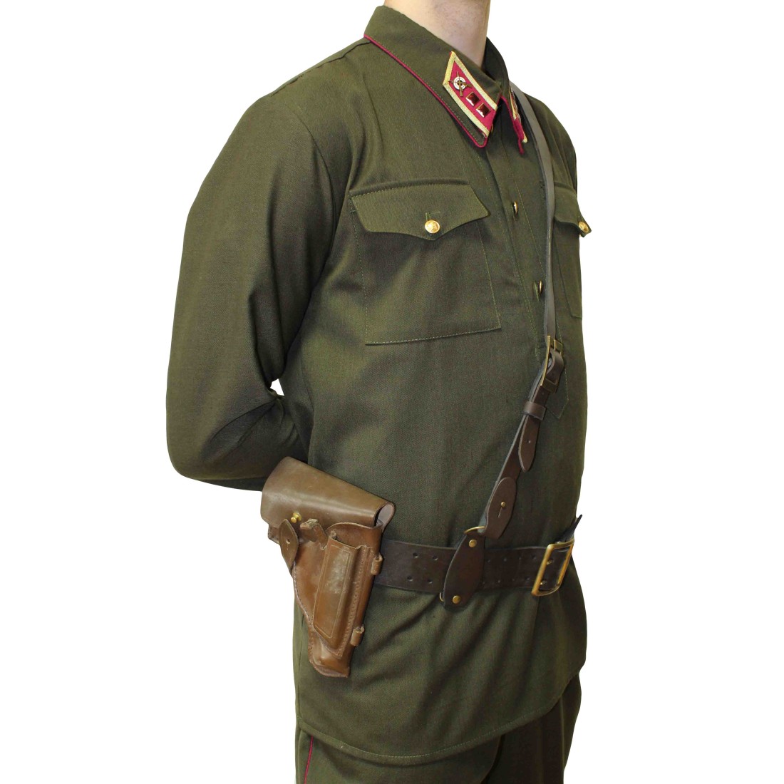 Soviet Army Infantry Lieutenant khaki uniform - Soviet Power