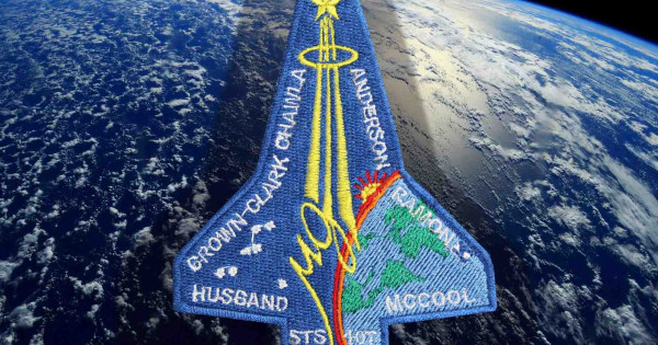 Space Shuttle Columbia STS-107 Patch per cucire Space Nasa ricamata