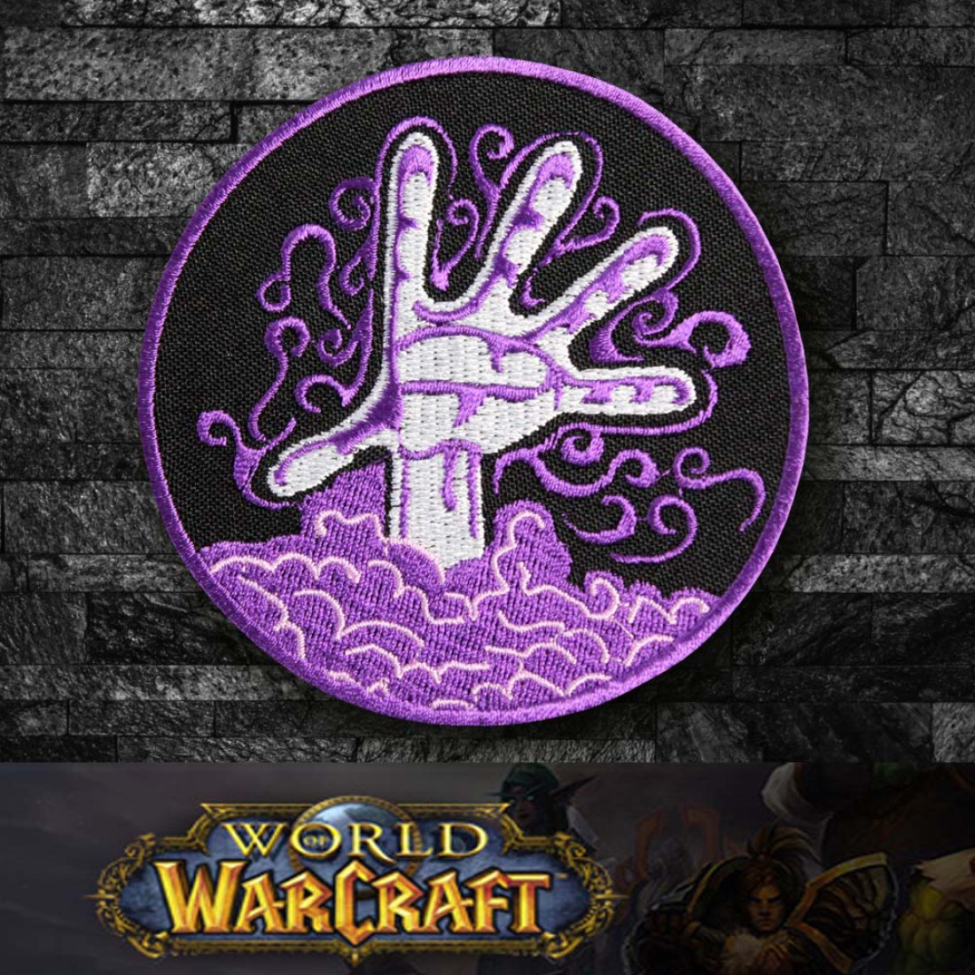 World of WarCraft Warlock Class Logo Embroidery Sew-on/Iron-on Patch
