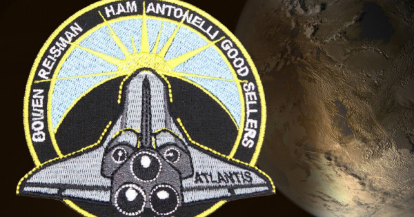 STS-132 NASA Space Shuttle USA ISS Program parche bordado ULF4