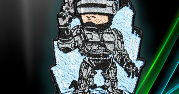 Sega Game Robocop the Movie Broderie Velcro / Patch thermocollant