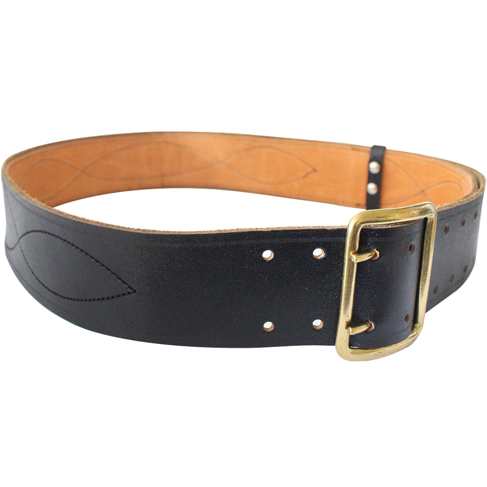 Soviet Army WW2 Officers black leather military belt Vintage military ...