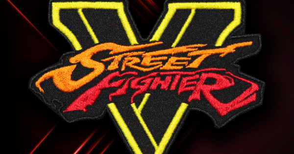 Street Fighter Game Logo Embroidery Handmade Iron-on / Velcro Patch