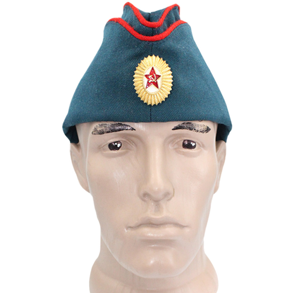 Soviet Army Officer PILOTKA HAT green military cap Russian summer cap ...