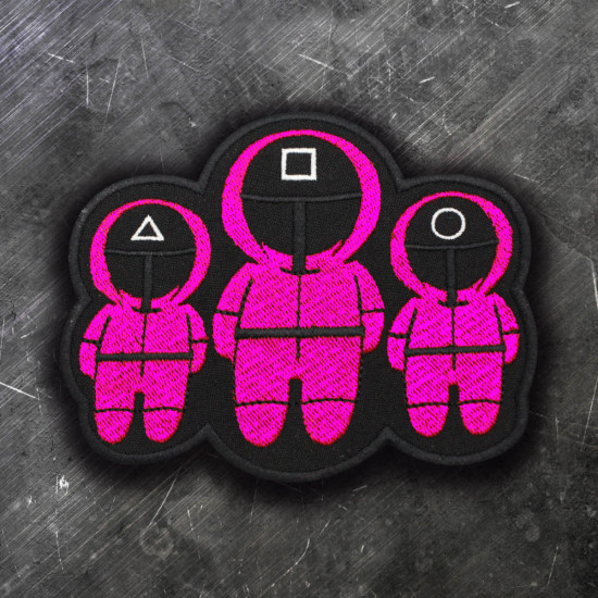 TV Series Squid game Embroidered Sew-on / Iron-on / Velcro Patch