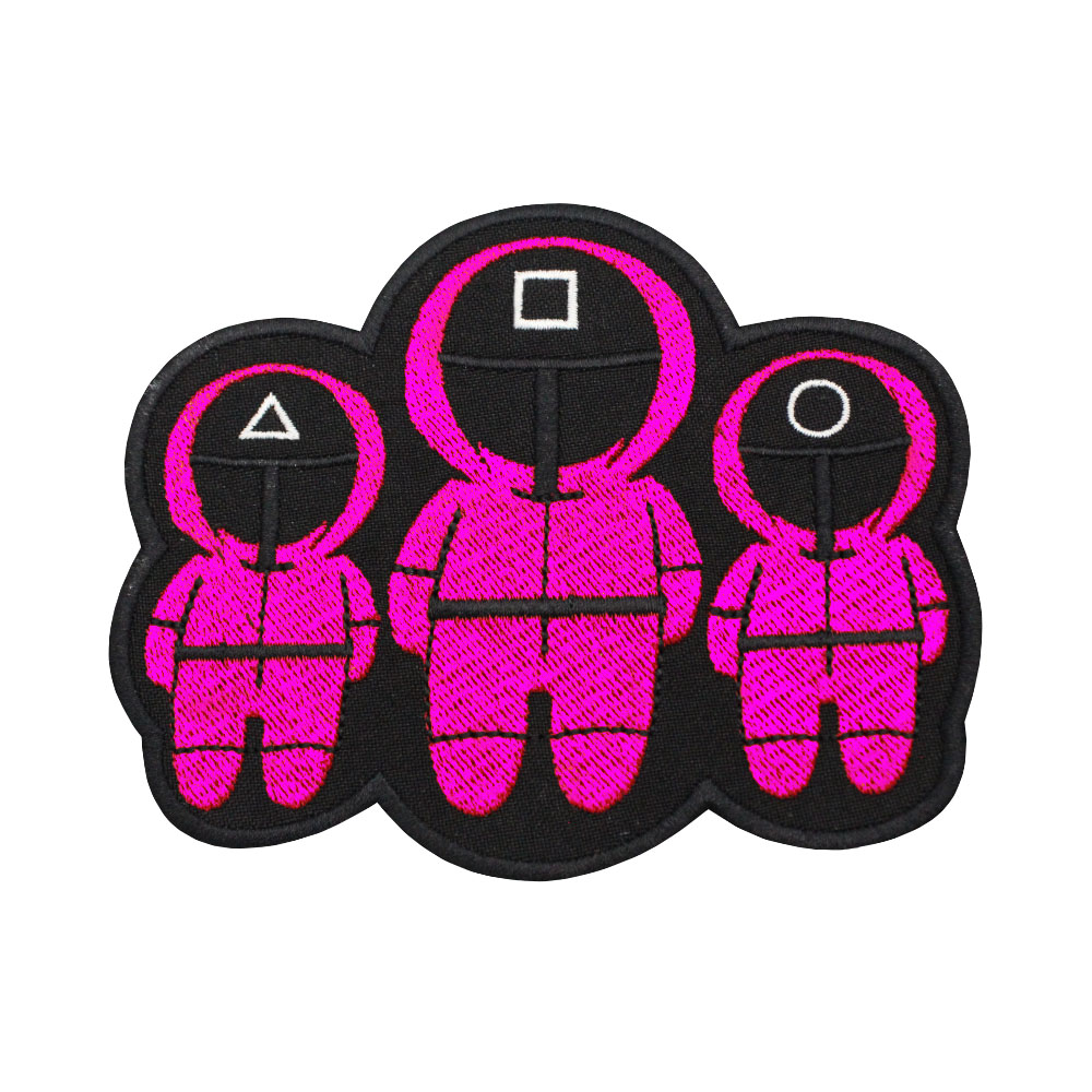 TV Series Squid game Embroidered Sew-on / Iron-on / Velcro Patch