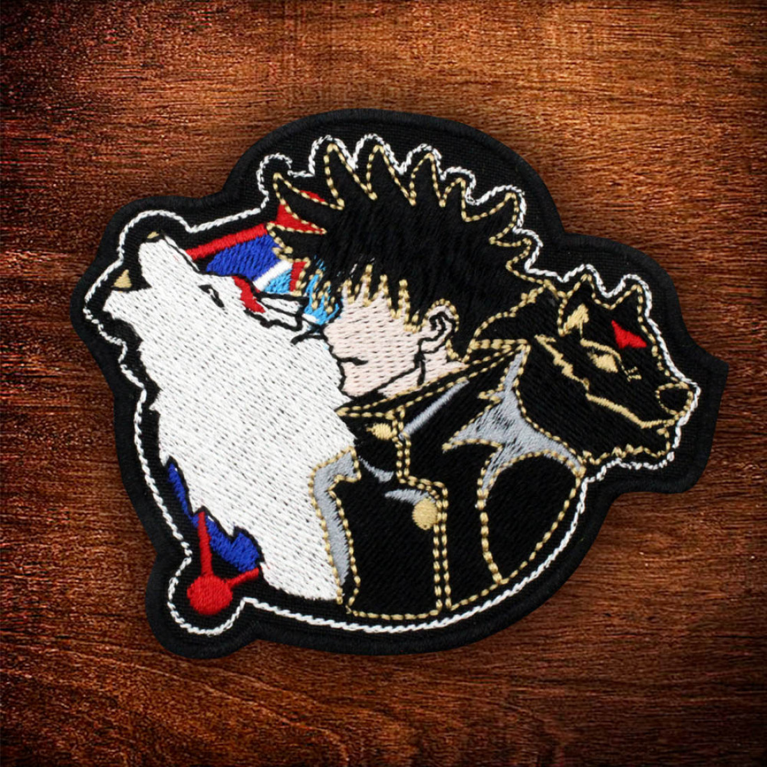 JJK Megumi Patch thermocollant Jujutsu Kaisen brodé Cadeau à coudre ...