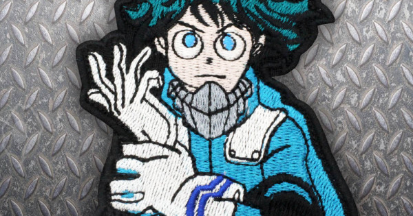 BNHA Deku Iron-on patch Boku No Hero Academia Anime embroidery One for ...