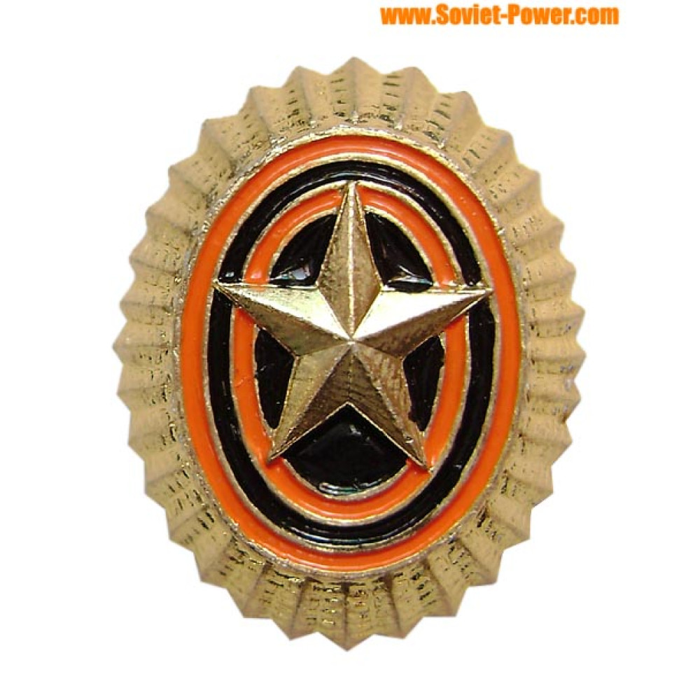 Soviet Army Marines star hat badge