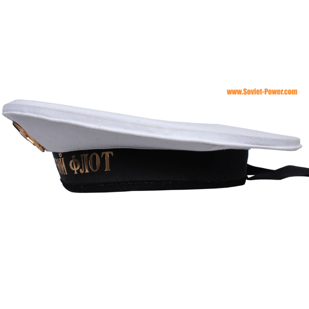 Soviet Naval visorless white Sailor Hat - NAVAL