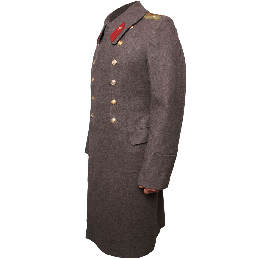 Soviet Army everyday Officers brown overcoat - Soviet Power
