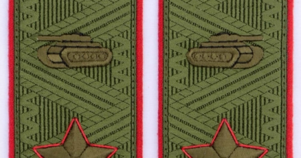 Sowjetischer Hauptmarschall der gepanzerten Kräfte Feld Mantel ...