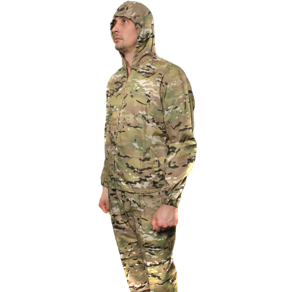 KLM snipers tactical camouflage uniform on zipper MULTICAM pattern - KLM