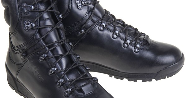 Black leather Airsoft boots URBAN type MONGOOSE 24111