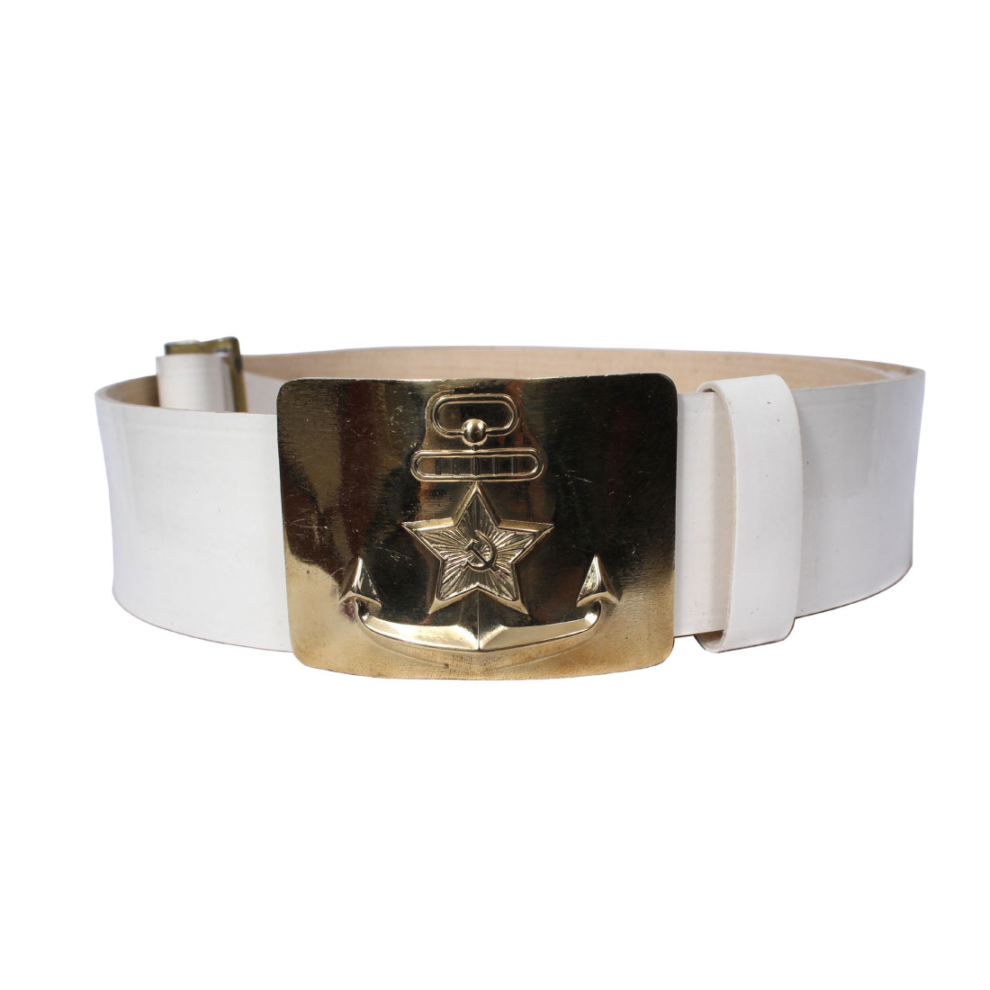 Soviet Seaman PARADE white navy belt