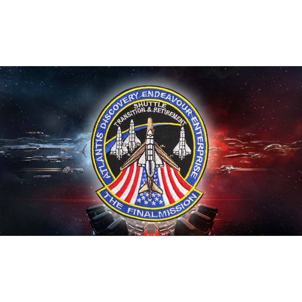 Space Shuttle Endeavour STS Embroidery Sew-on Space Nasa Patch