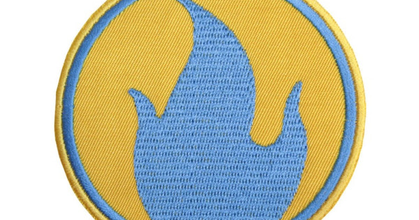 Parche bordado Team Fortress 2 Pyro Blue