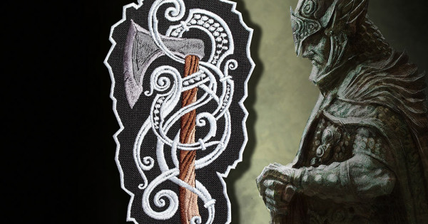 Scandinavian Axe Embroidered Patch