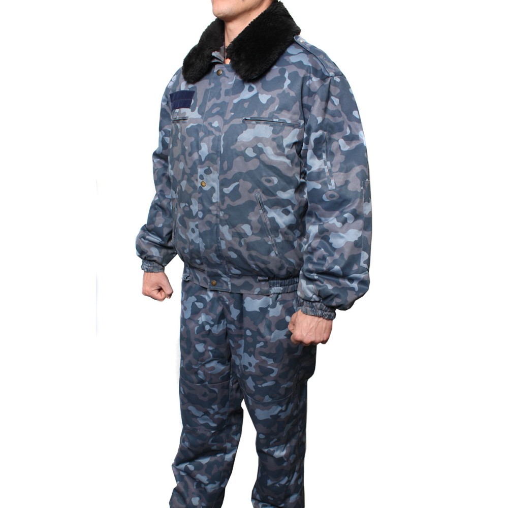 Ukrainian Police Officers blue urban camo winter uniform Militia 56-5 ...