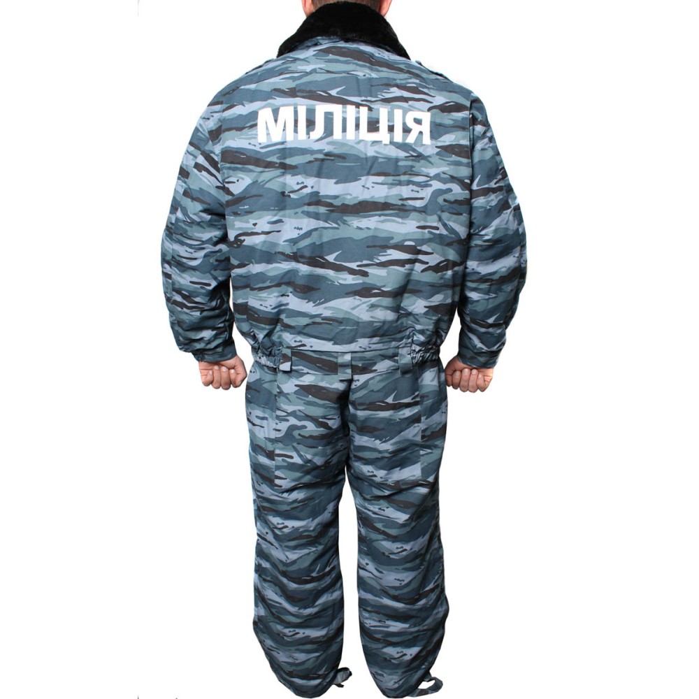 Ukraine Police Special Forces Officers winter urban uniform Militia 60/ ...