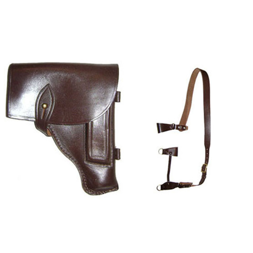 Soviet PORTUPEYA Officers leather Belt and PM holster - Soviet Power