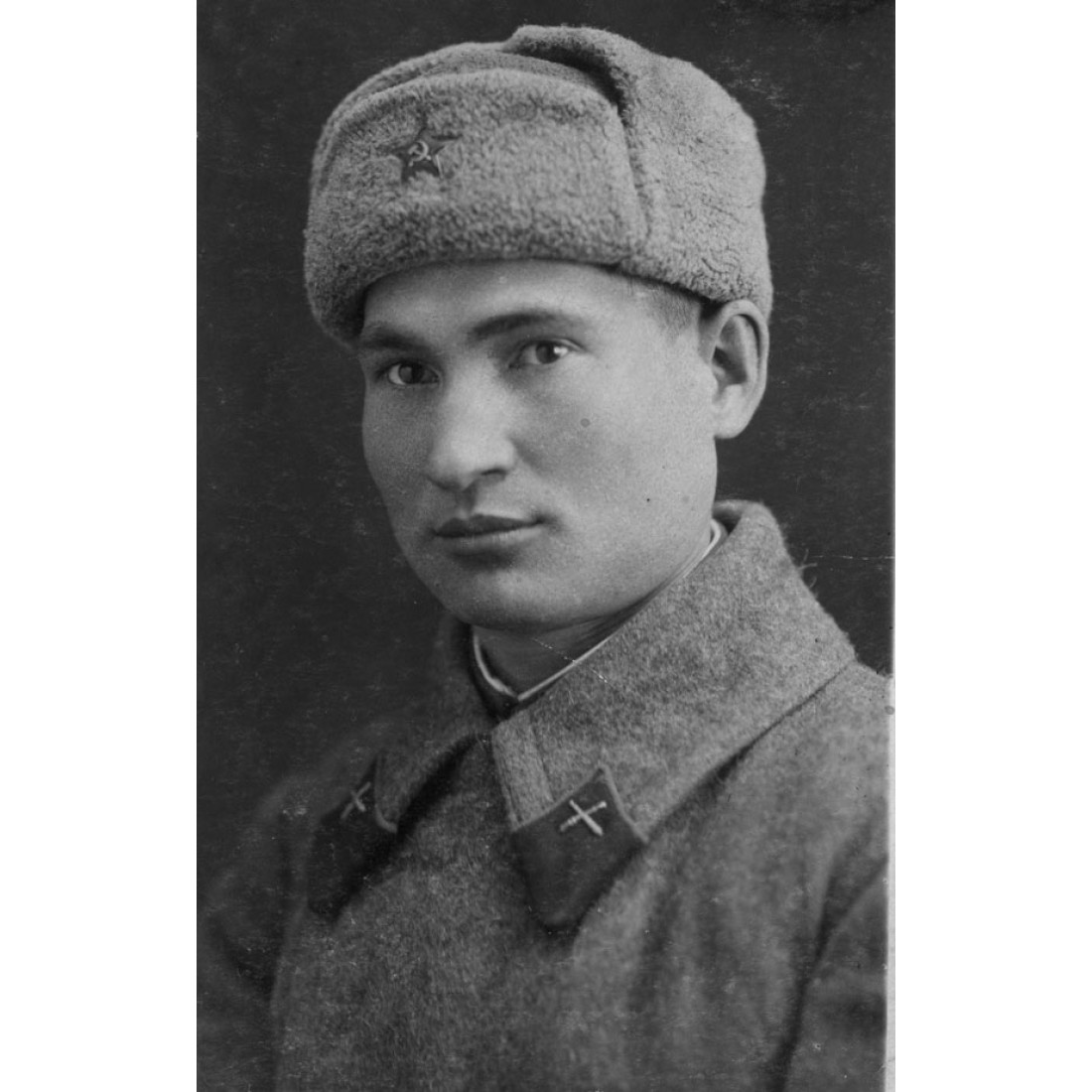 Old authentic Soviet Ushanka winter hat Red Army hat WWII type - WW2