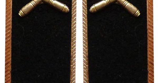 Soviet Army Artillery Troops USSR parade Collar tabs - Soviet Power