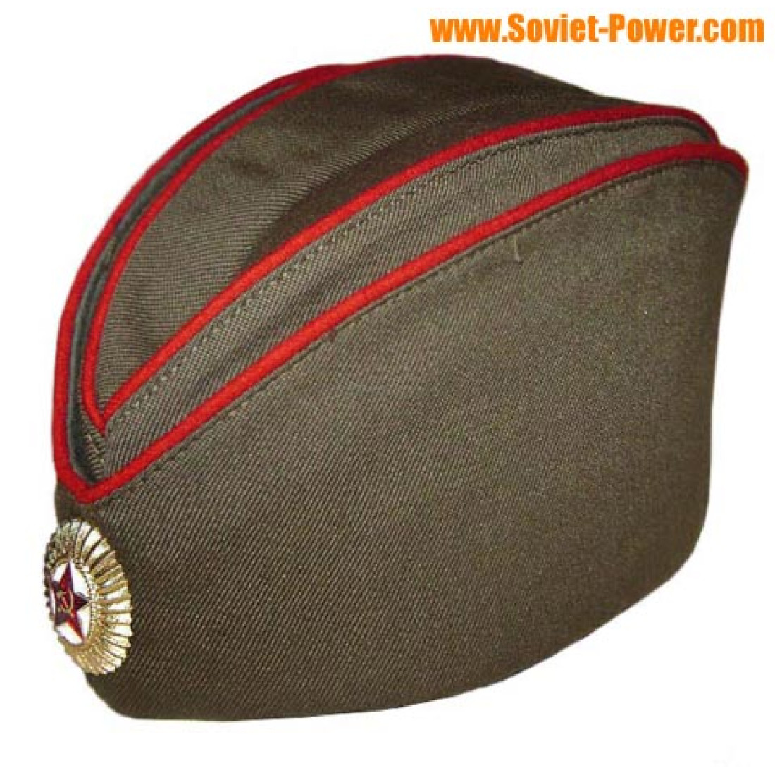 Soviet Army Officers military hat USSR Red army pilotka hat - Soviet Power