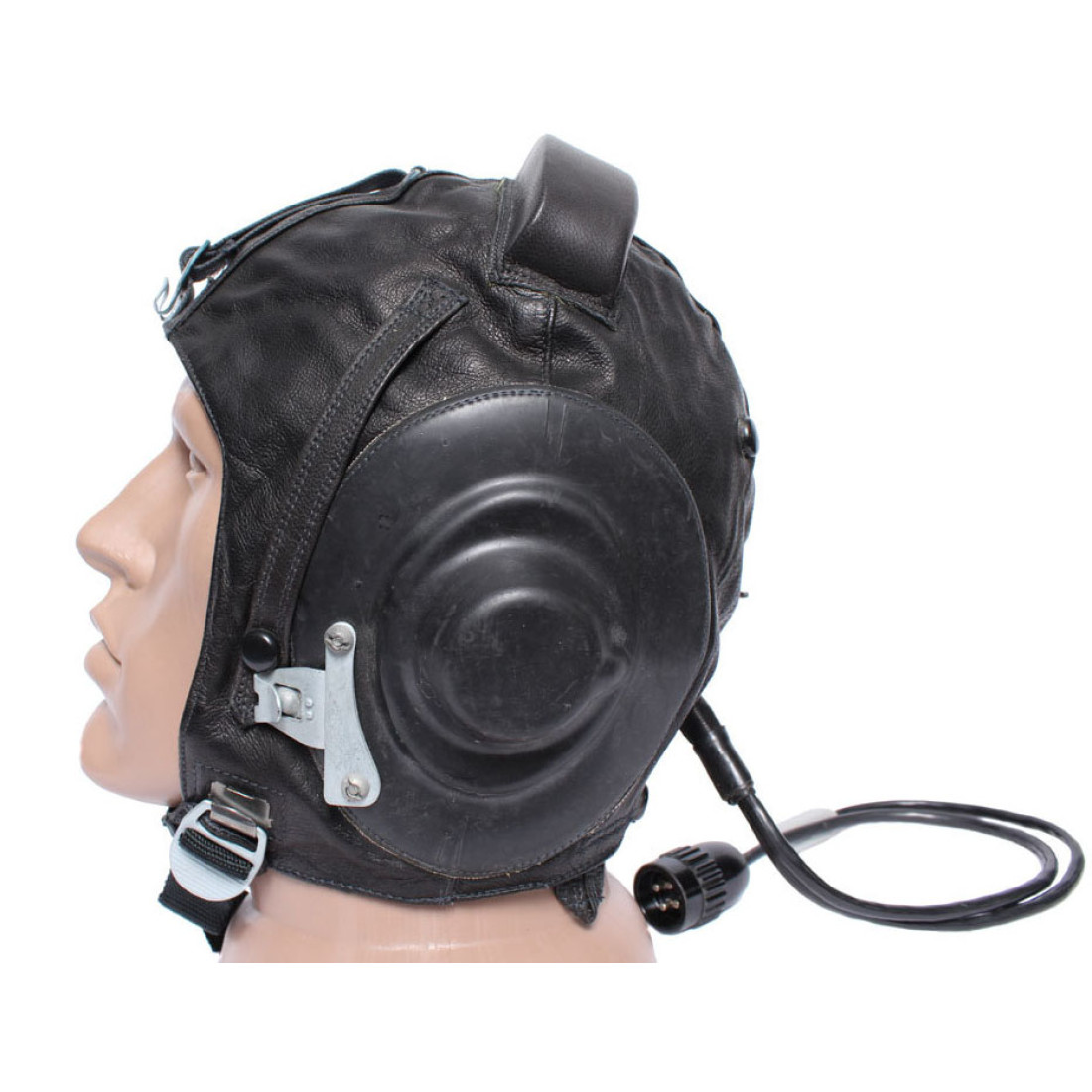 Soviet Pilot summer leather flying helmet - Soviet Power